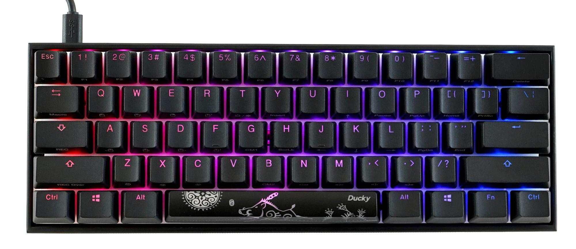 Ducky Mecha Mini v2 RGB 60% | Ducky Channel | Exclusivo en Pegasum