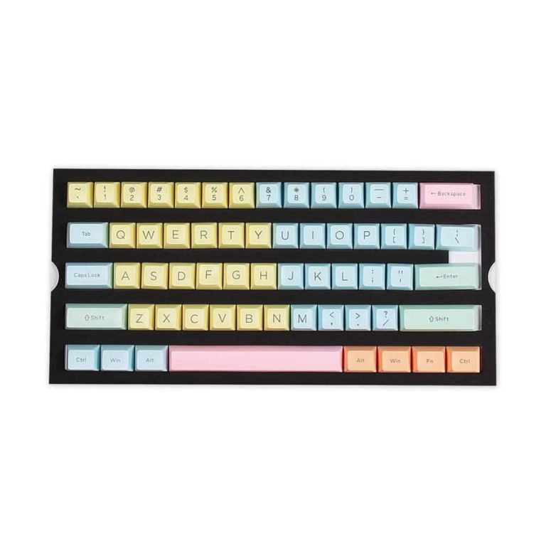 Ducky Perfil SA Cotton Candy Keycap Set (108 teclas) - Pegasum
